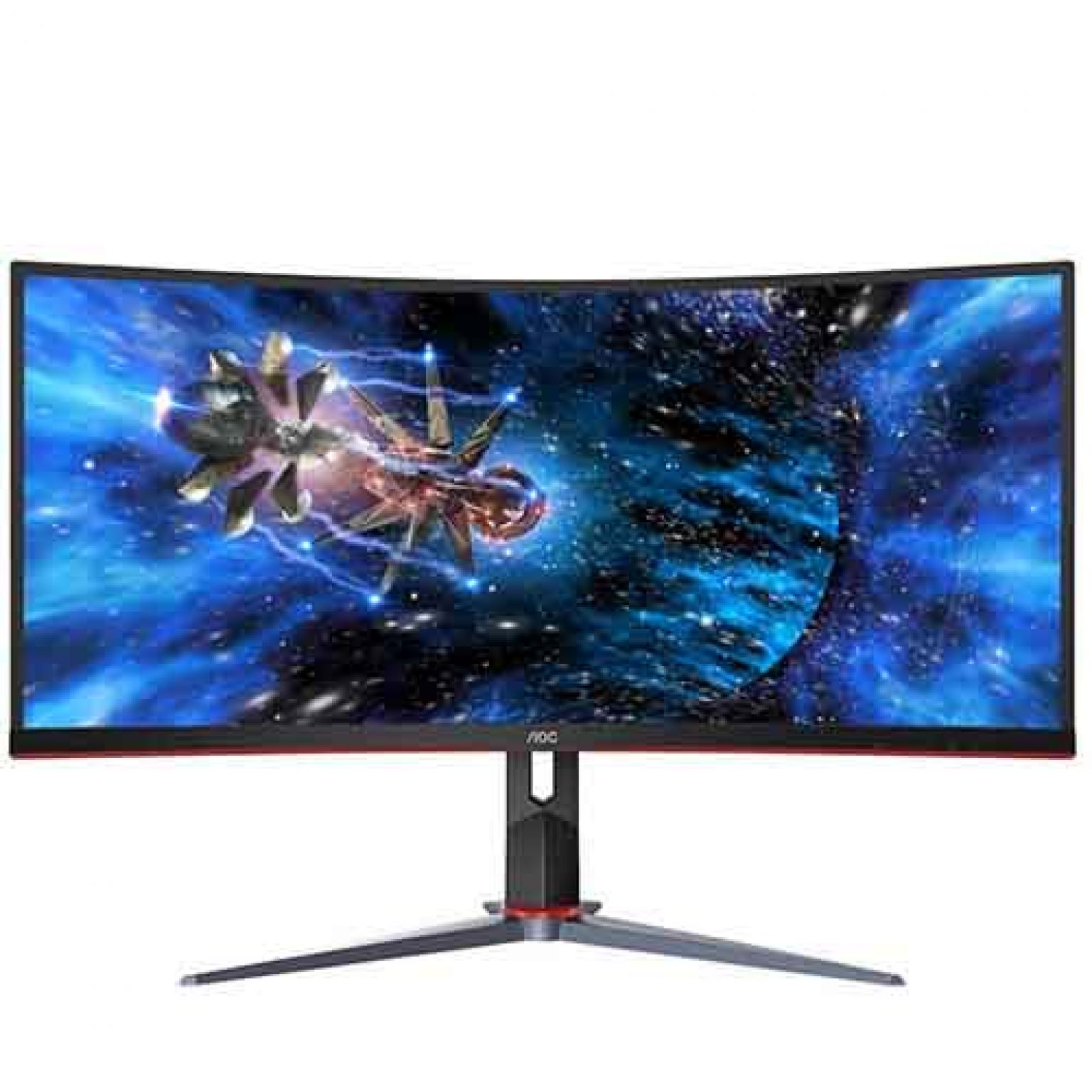 AOC CU34G2X 34 Curved Frameless Immersive Gaming Monitor QHD VA Panel ...