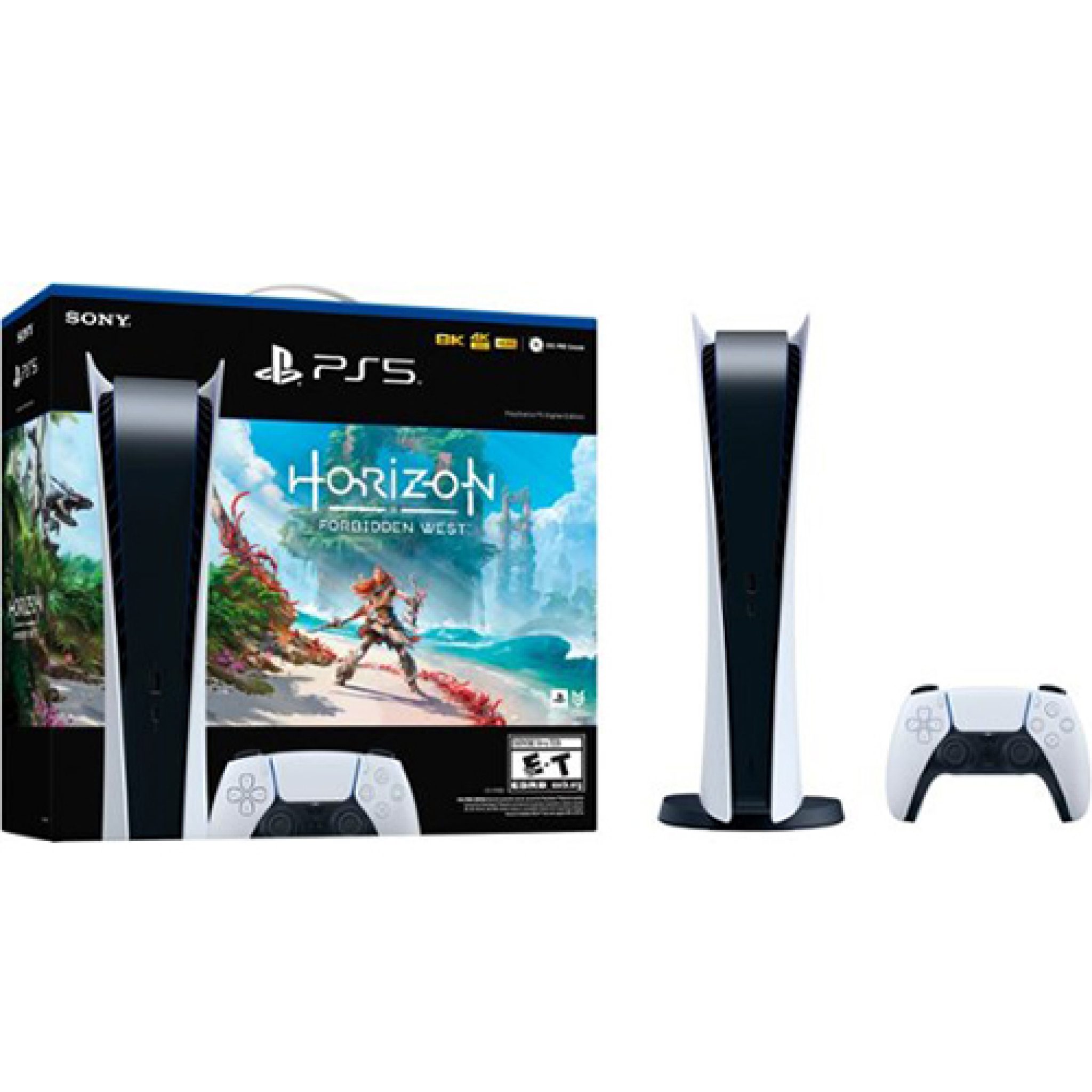 Sony PlayStation 5 Digital Edition – Horizon Forbidden West Bundle ...