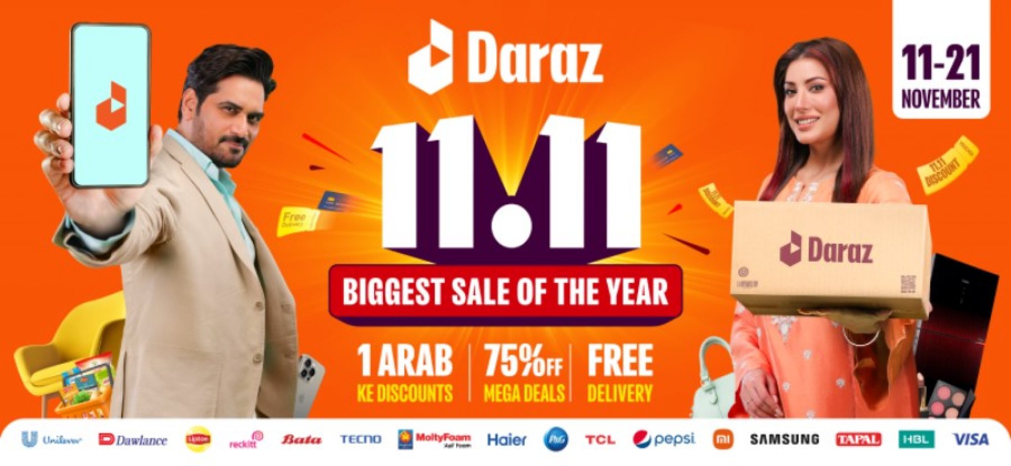 Daraz 11 11 Sale 2025 - Upto 95% OFF On 11.11 Sale With Price